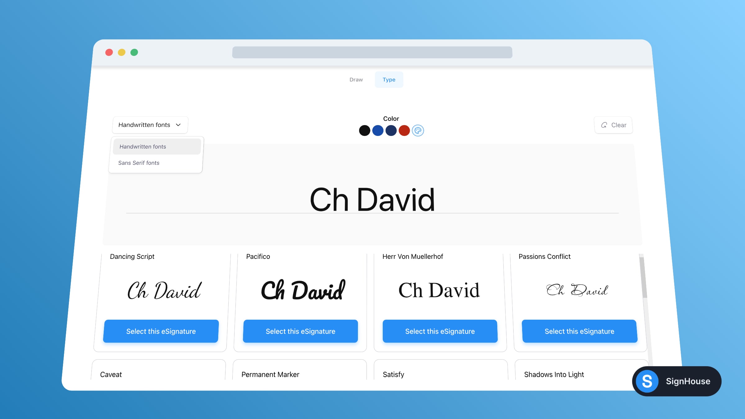 Name Signature: How To Sign Your Name Electronically - SignHouse